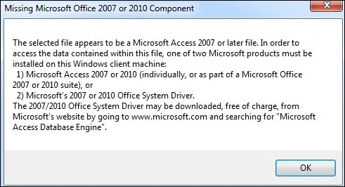 Missing Microsoft Office 2007 or 2010 Component - Techyv.com